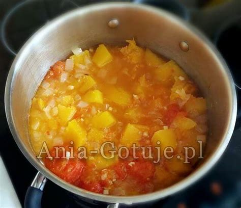 Zupa krem z dyni i pomidorów Ania gotuje