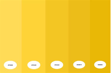 Paleta de cores Amarelo 30 opções para se inspirar ARQUITER
