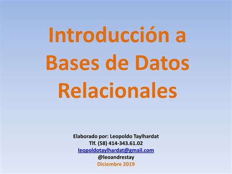 pdf de programación introducción a bases de datos relacionales