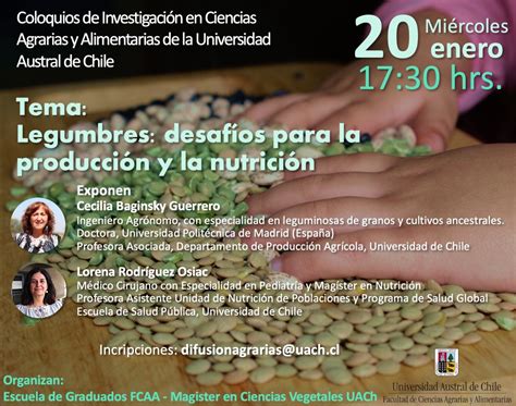 Invitan a Coloquios de Investigación en Ciencias Agrarias y