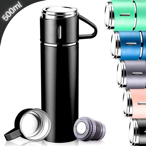 Garrafa Garrafinha Térmica 500 ML Inox De Café Agua Suco Cerveja Terere