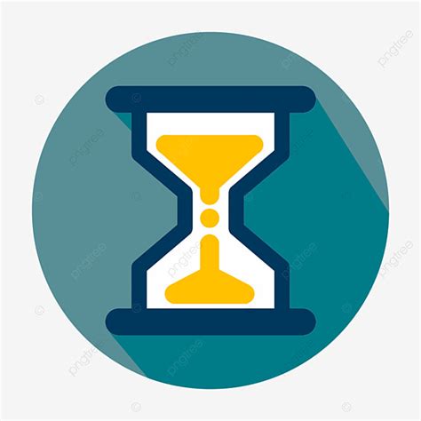 Hourglass Hand Painted Creative Vector Free Png Hourglass Clipart