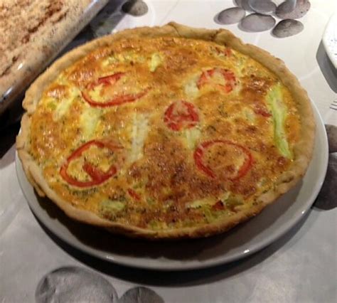 Recette De Quiche Aux Courgettes Lardons Et Tomates