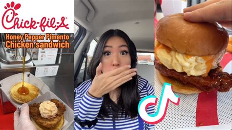 Chick Fil A NEW Honey Pepper Pimiento Sandwich First Look TikToks