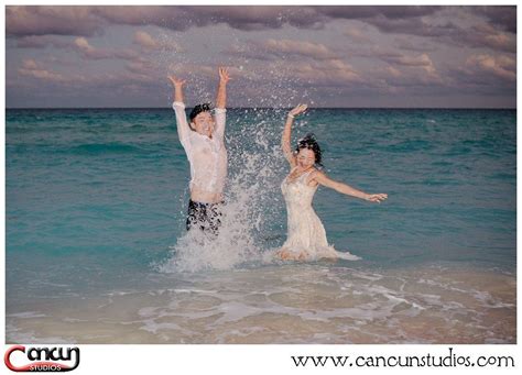 Korean Honeymoon Snaps In Cancun Mexico