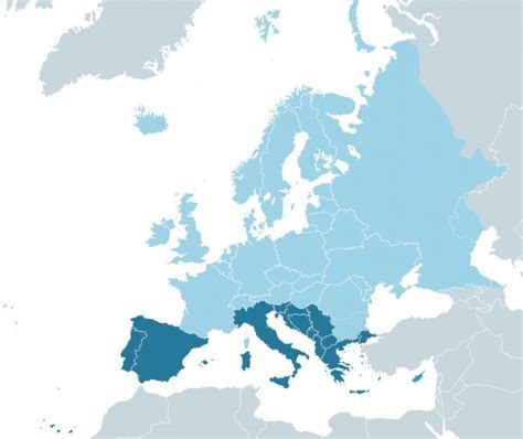 Pa Ses Del Sur De Europa Listado Y Mapa Saber Es Pr Ctico