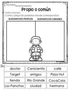 11 Ideas De SUSTANTIVOS Sustantivo Nombres Propios Y Comunes