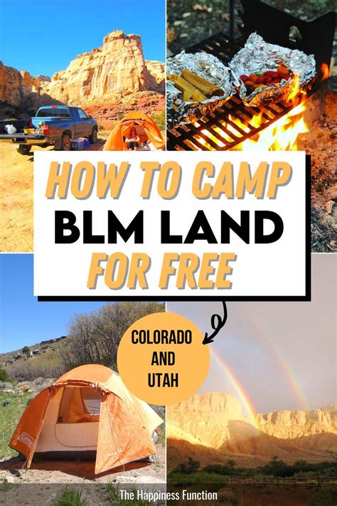 How To Camp Blm Land For Free In Colorado And Utah
