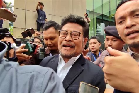 Menteri Pertanian Syahrul Yasin Limpo Ditetapkan Sebagai Tersangka