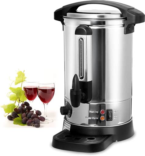Cecaylie Bouilloire à vin chaud 8 8 l Distributeur d eau chaude en