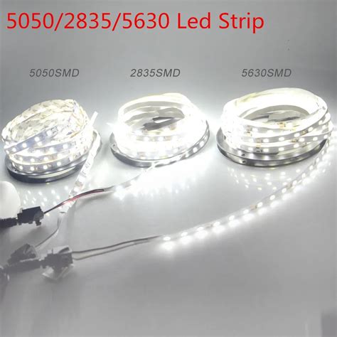 Aliexpress Buy DC 12V RGB Led Strip 5050 5630 2835 SMD Non