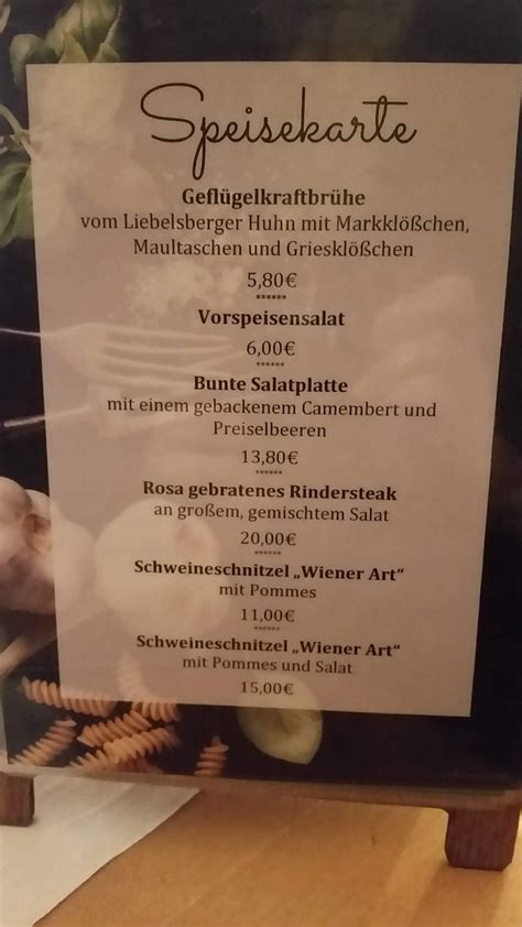 Speisekarte Von Gasthof Zum L Wen Restaurant Braunsbach