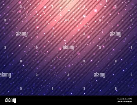 Night Shining Starry Night Sky With Stars Universe Space Infinity And