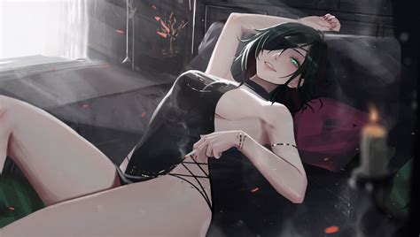 Rule 34 Armpits Arms Up Big Breasts Chainsaw Man Cleavage Female Female Only Himeno Chainsaw