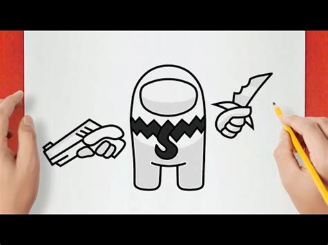 How To Draw Among Us Impostor Como Dibujar Among Us Impostor YouTube