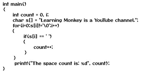counting number of spaces in a string in c detailed explanation made hot sex picture