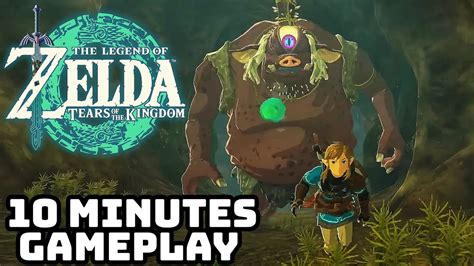 The Legend Of Zelda Tears Of The Kingdom Minutes Of Gameplay