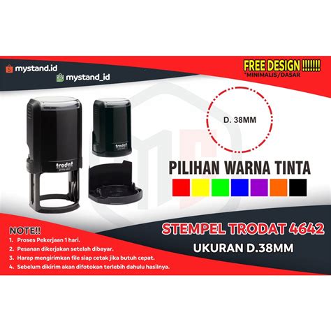 Jual STEMPEL TRODAT 4642 STEMPEL NOTARIS STEMPEL DINAS STEMPEL