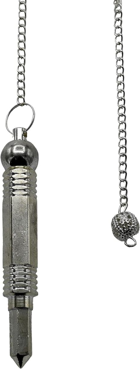 Amazon Péndulos de metal curativo para adivinación péndulo de