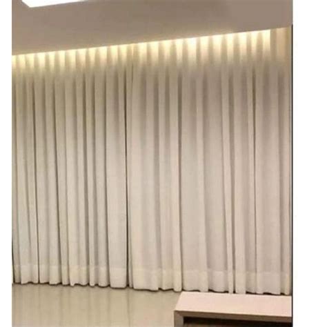 Cortina Trilho Suiço Duplo Forro Linho Casas Bahia