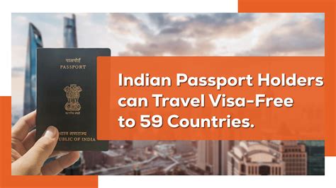 Indian Passport Holders Can Travel Visa Free To 59 Countries