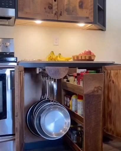 Pin By On Tiny House Storage Diy Kitchen Storage Modern
