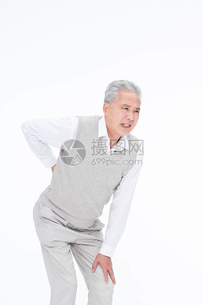 老年男性身体不舒服老人腰疼高清图片下载 正版图片501690433 摄图网