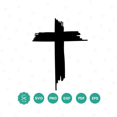 Rustic Christian Cross SVG Files Cross Cut Files Cross Vector Faith