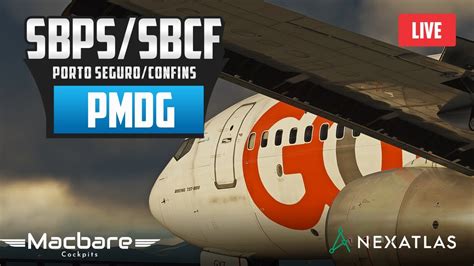 Flight Simulator 2020 PMDG Boeing 737 Porto Seguro Confins SBPS