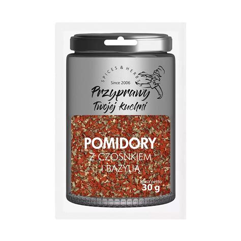 Przyprawa pomidory z czosnkiem i bazylią Przyprawy Twojej kuchni 30 g