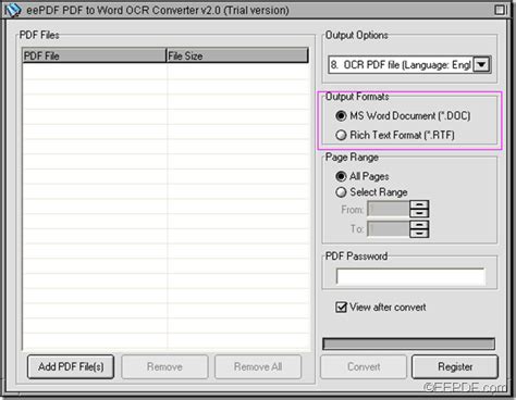 make scanned pdf to clear and editable word doc via ocr eepdf knowledge base