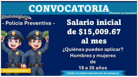 Atención elementos con carrera policial El Estado de Morelos lanza