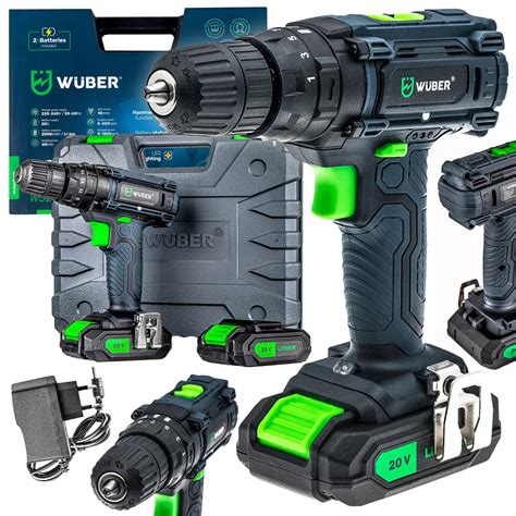 WIERTARKO WKRĘTARKA Wuber Tools 18V ZESTAW 2xAKUMULATOR 2Ah