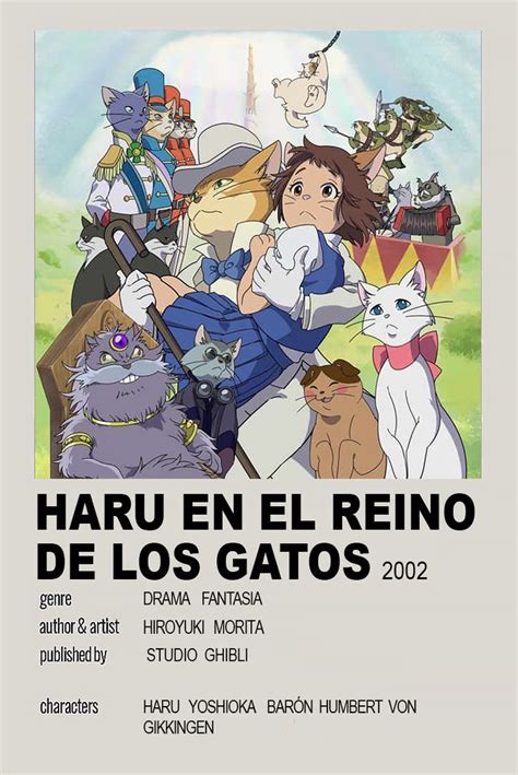 Haru En El Reino De Los Gatos The Cat Returns Comic Book Cover Ghibli