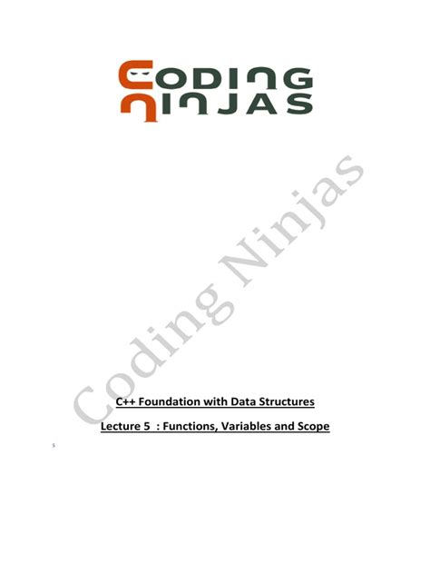 6 functions download free pdf parameter computer programming subroutine