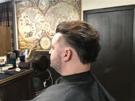My Guy Here Has Real Bad Alopecia Came In After Growing His Hair Out