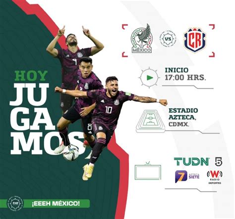 México vs Costa Rica horario y dónde ver EN VIVO HOY eliminatorias