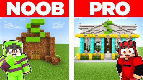 Minecraft Noob Vs Pro Sicherste Bank Bau Challenge Youtube