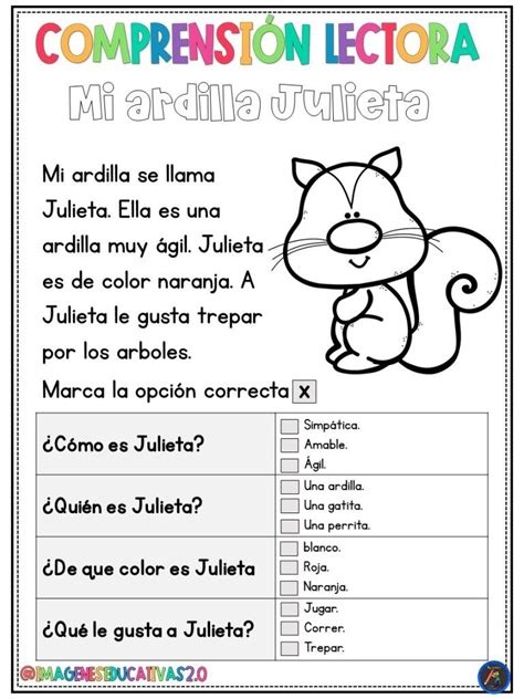 MINI LECTURITAS DE COMPRENSIÓN PARA INFANTIL Imagenes Educativas