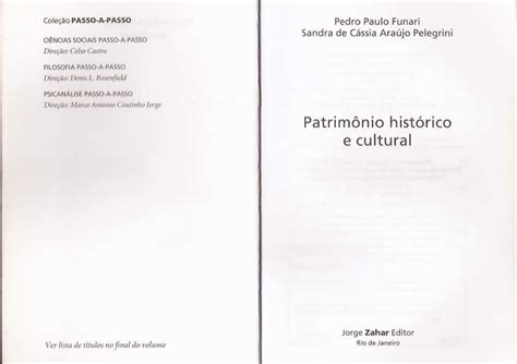 Patrimonio Historico e cultural Patrimônio