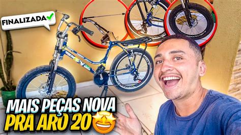 COMPREI MAIS PEÇAS NOVA PRA BIKE ARO 20 VAMOS MONTA TUDO PRA FINALIZAR