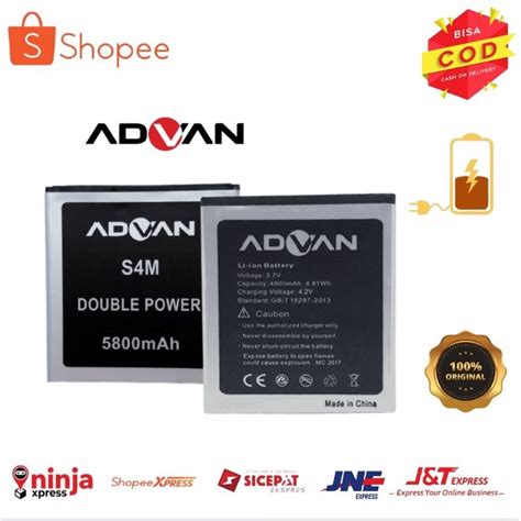 Jual Baterai Handphone Advan S4M S4R S4K I4C I4A S4 Mini BP 40AA Double