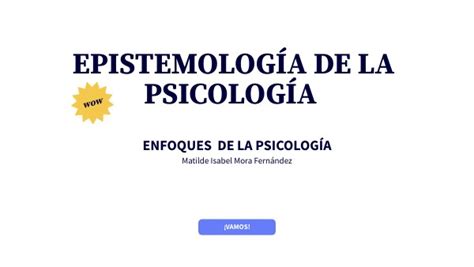 ENFOQUES DE LA PSICOLOGÍA