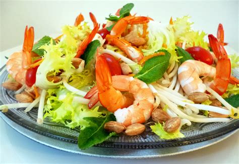 Salade de crevettes au wasabi La recette facile par Toqués 2 Cuisine