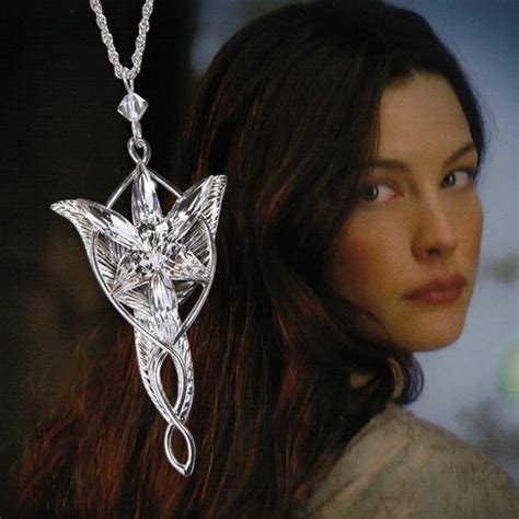Posrebrzany Wisiorek Arweny Lotr Arwen S Evenstar Pendant Nn