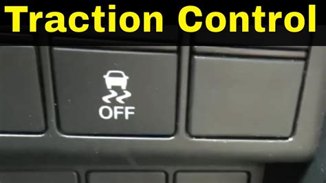 What Does The Traction Control Button Do Easy Explanation YouTube
