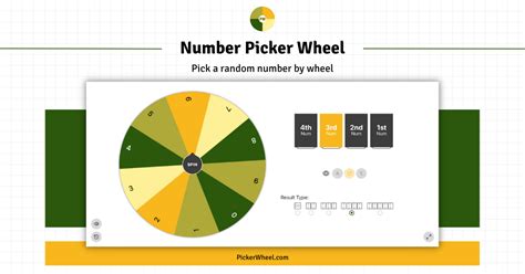 Number Generator Wheel 1 500