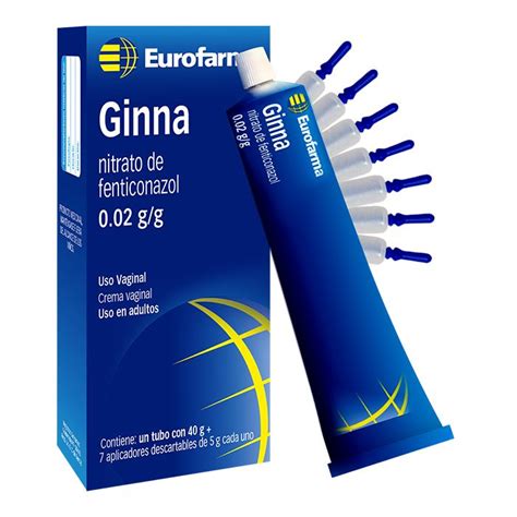 GINNA 0 02G G 40G CREMA VAGINAL 7 APLICADORES Distribuidor De Eurofarma
