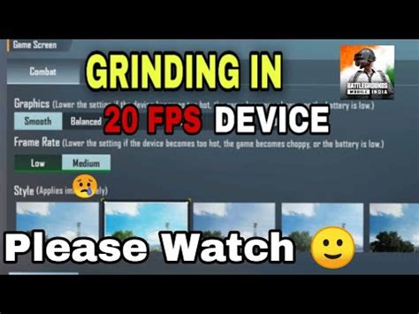 Grinding In Fps Device Bgmi Low End Device Bgmi Montage Pubg
