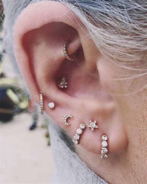 Rook Ring Ear Piercings Industrial Ear Piercings Rook Earings